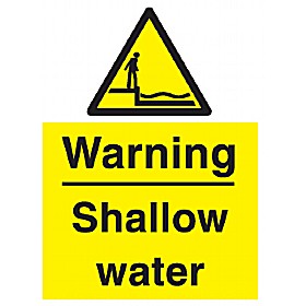 Warning Shallow Water Sign | Cheap Warning Shallow Water Sign from our ...