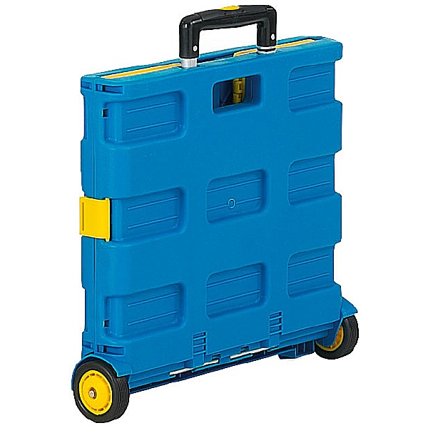 Blue & Yellow Folding Box Truck | Folding Box Trucks/Trolleys
