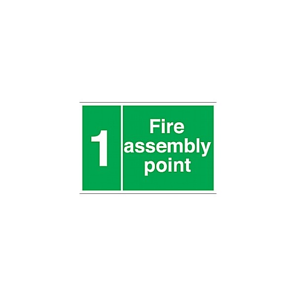 Custom Numbered Fire Assembly Point Sign | Awareness & Safety Signs