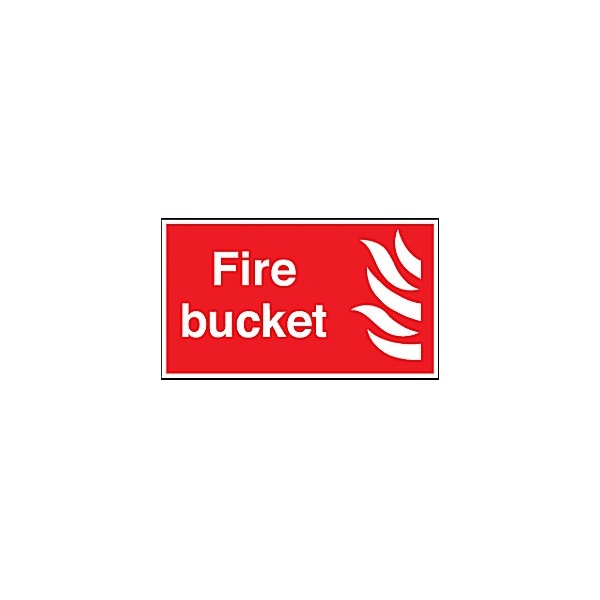 Fire Bucket Sign | Awareness & Safety Signs