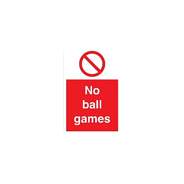 No Ball Games Sign | Awareness & Safety Signs