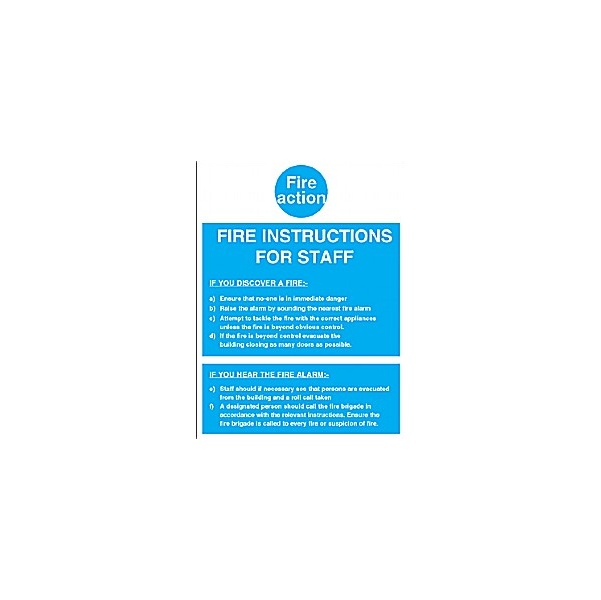 Fire Action Notice 4 | Awareness & Safety Signs