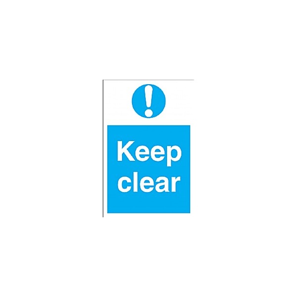 Keep Clear Sign | Awareness & Safety Signs