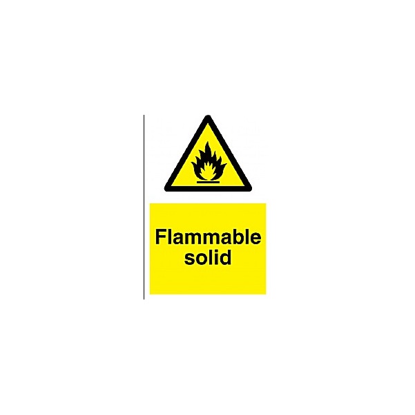 Flammable Solid Sign | Awareness & Safety Signs