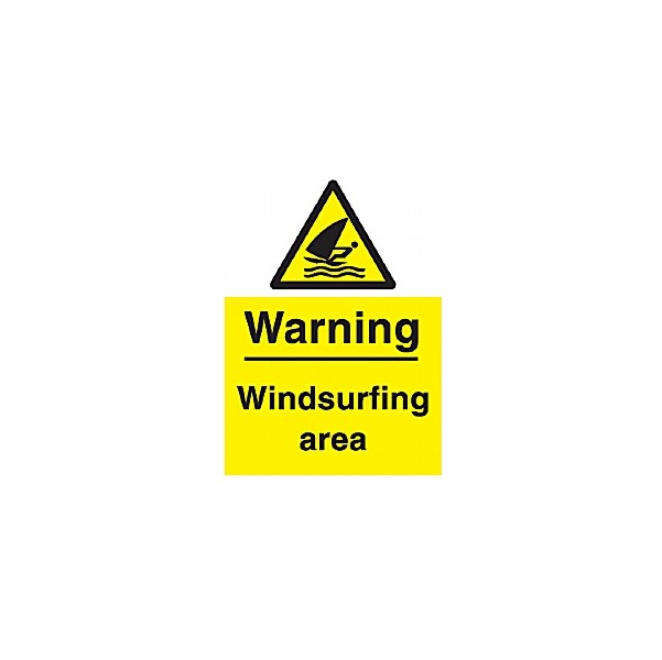 Warning Windsurfing Area Sign | Awareness & Safety Signs