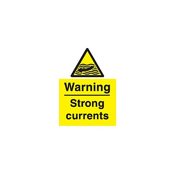 Warning Strong Currents Sign | Awareness & Safety Signs