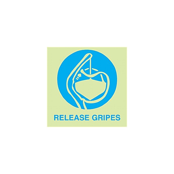 Gemglow Release Gripes Sign | Awareness & Safety Signs