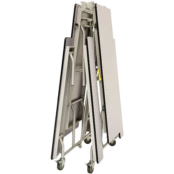 Rectangular Mobile Folding Bench Unit | Mobile Dining Units