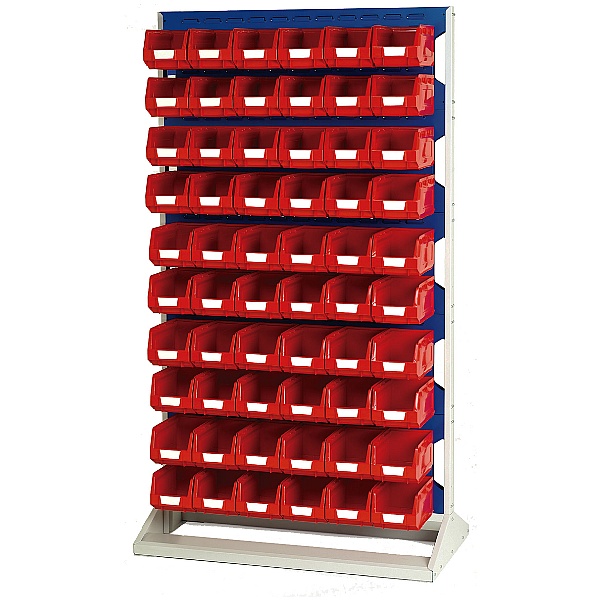 Bott Perfo Louvre Panel Static Rack 1775mm High With Bins | Perforated ...
