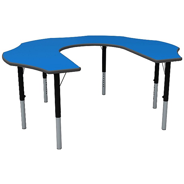 Height Adjustable Teachers Flower Primary Theme Table | Height ...