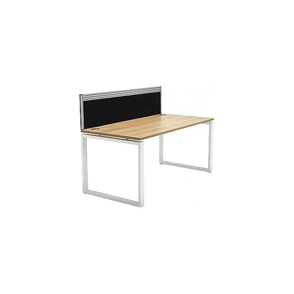 Presence Deluxe Rectangular Desk Screens | Desktop Screens