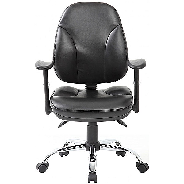Select Ergonomic Leather Operator Chair | Operator / Task Chairs
