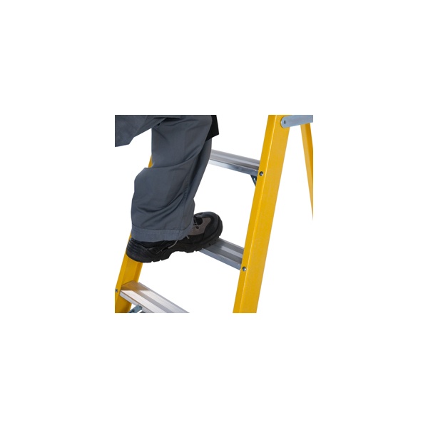 Trade Fibreglass Swingback Step Ladders | Glass Fibre Step Ladders
