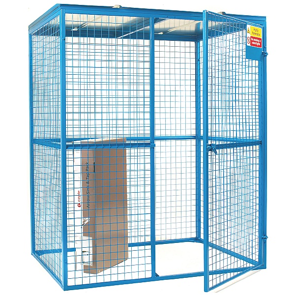 Lock Up Security Cage | Caged Security Trolleys