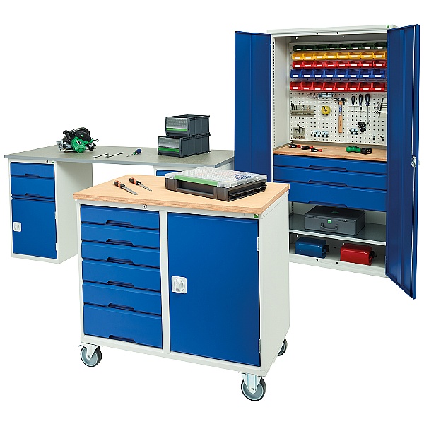 Bott Verso Mini Workshop Cupboard 6 Drawers | Workshop Storage Systems