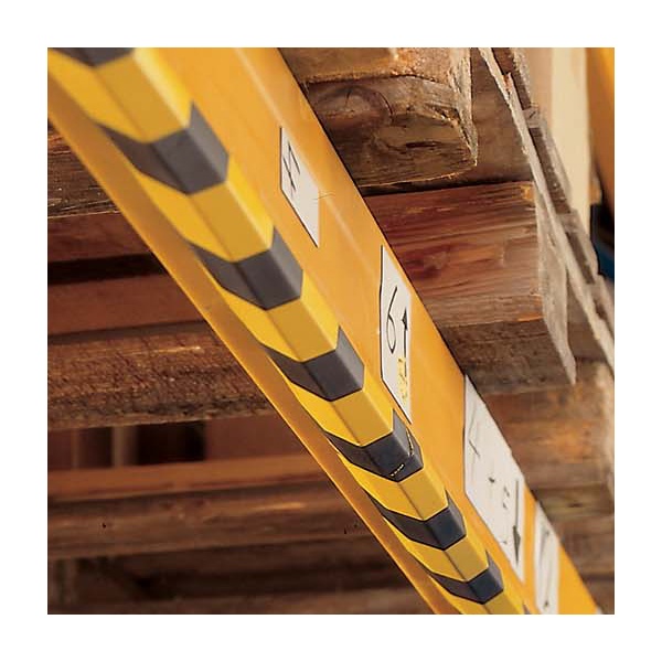 TRAFFIC-LINE Yellow/Black Magnetic Impact Protection For Edges | Impact ...