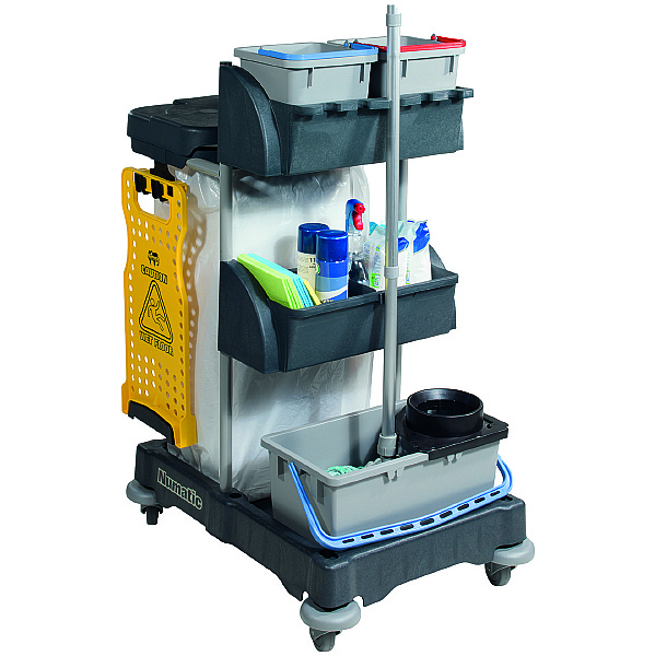 Numatic Xtra XCG1 Compact Cleaning Trolley | Janitorial Cleaning Trolleys