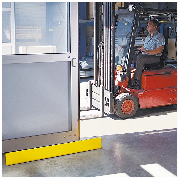 Black Bull Sliding Door Protection Guards | Industrial Barriers