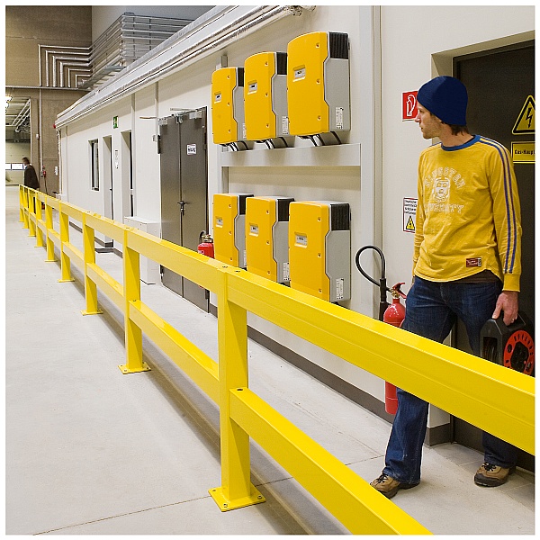 Black Bull Heavy Duty Impact Protection Barrier System | Industrial ...