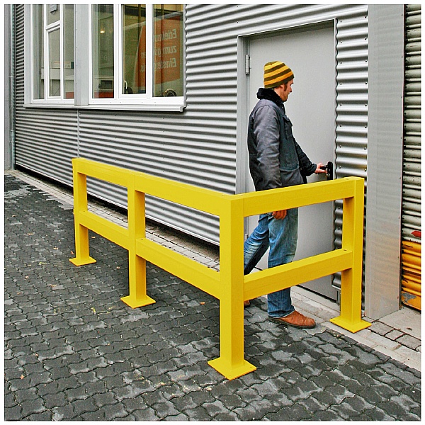 Black Bull Heavy Duty Impact Protection Barrier System | Industrial ...