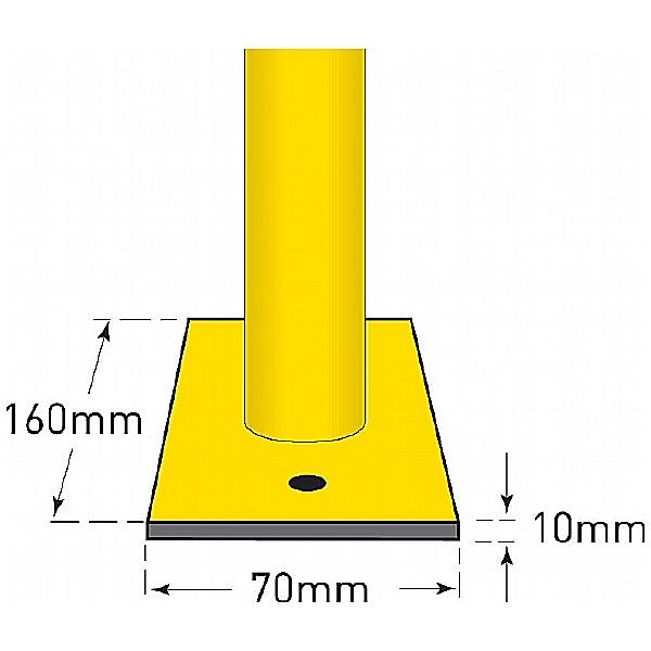 TRAFFIC-LINE Medium Duty Floor Fixed Steel Hoop Guards | Industrial ...