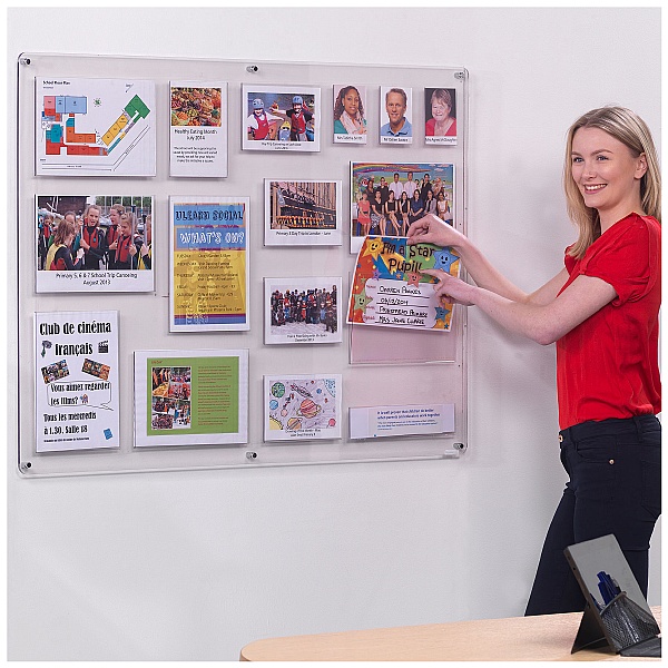 Crystal Wall Landscape Achievements Board | Poster Display & Signage