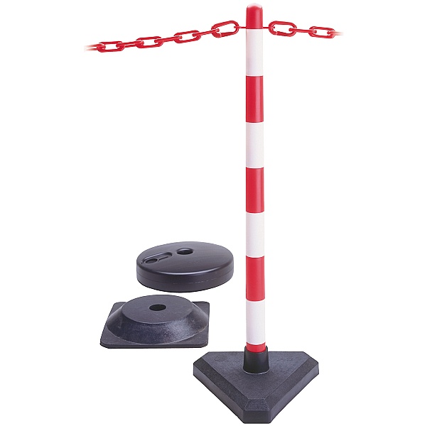 TRAFFIC-LINE Guarda Chain Barrier Kits | Portable & Extendable Barriers