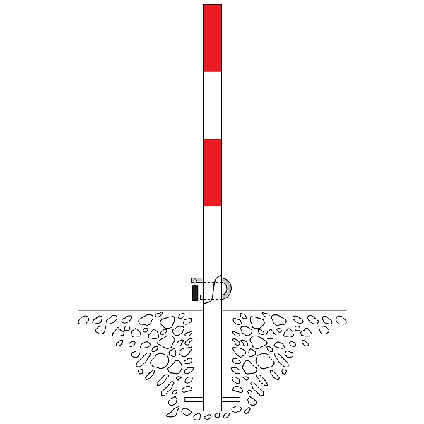 TRAFFIC-LINE Defender Drop Down Posts | Traffic Management