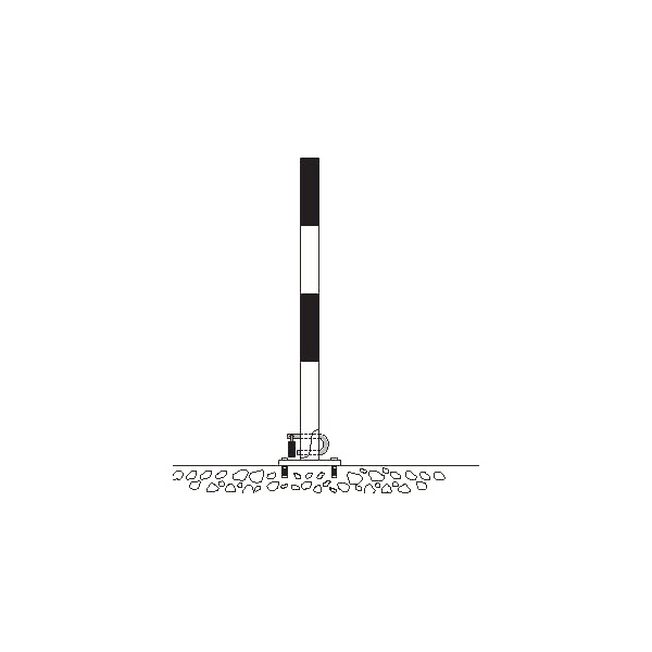 TRAFFIC-LINE Defender Drop Down Posts | Traffic Management