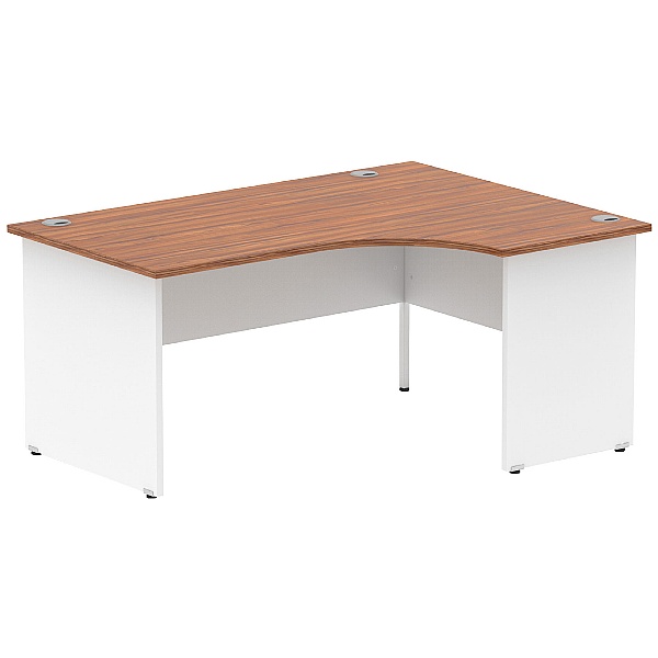 NEXT DAY InterAct Two Tone Ergonomic Panel End Desks | Ergonomic Office Desks