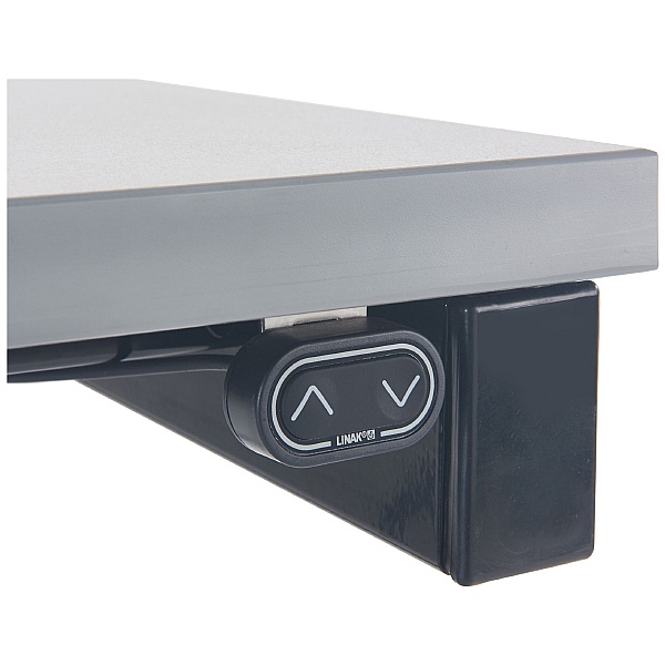 Binary Electric Height Adjustable Workbenches - Laminate Worktop | Height Adjustable Workbenches