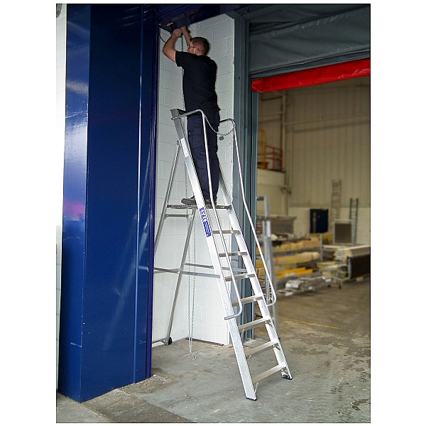 Lyte Industrial Widestep Aluminium Stepladders | Industrial Step Ladders