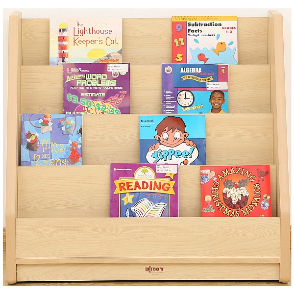 Elegant Low Classroom Book Storage Unit | Bookcases & Literature Sorters