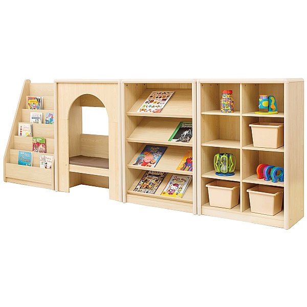 Elegant Tall Classroom Book Storage Unit | Bookcases & Literature Sorters