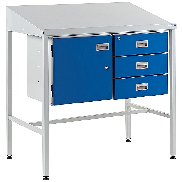 Team Leader Workstations With Cupboard And Triple Drawer | Workstations