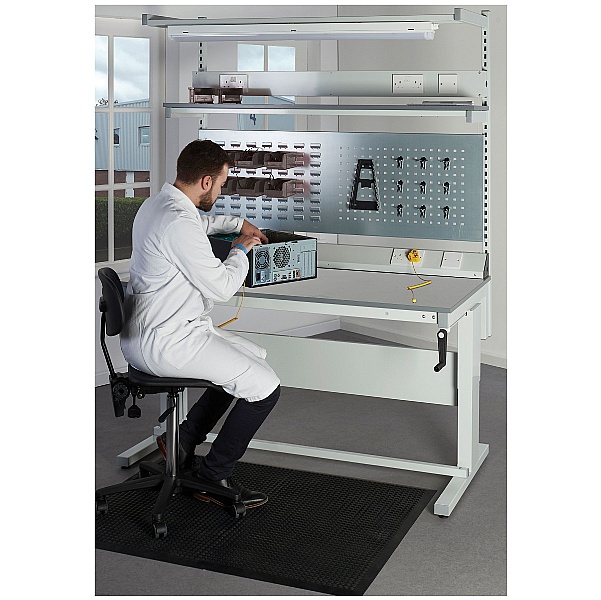 Premium Height Adjustable ESD Workbenches | ESD Workbenches