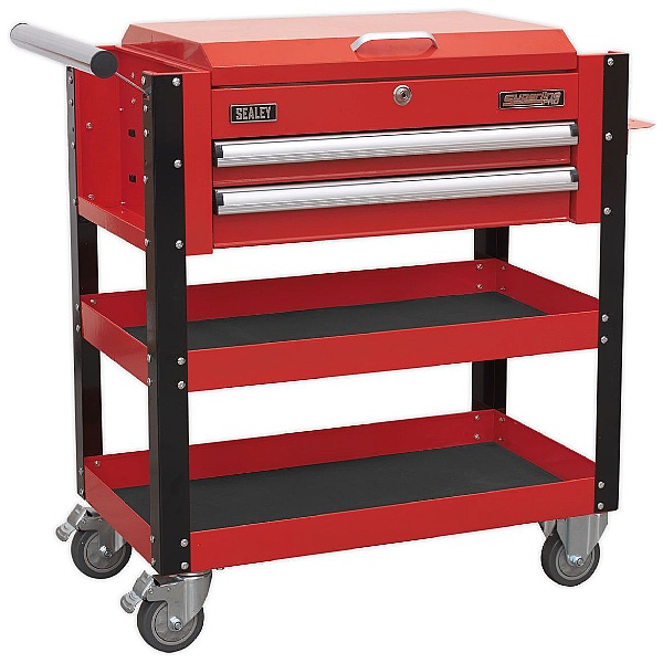 Sealey Heavy Duty Mobile Tool Trolley with Lockable Top | Workshop Trolleys
