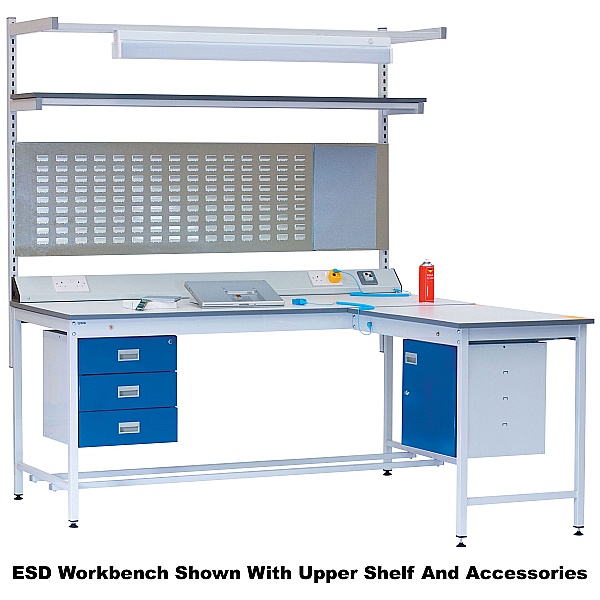 Upper Shelves for ESD Workbenches | Workbenches