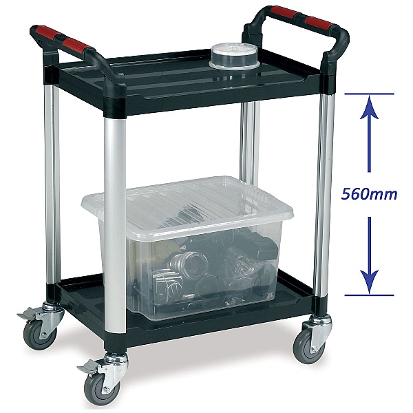 Multi-Purpose Tray Trolley - 2 Shelf | Standard Shelf Trolleys