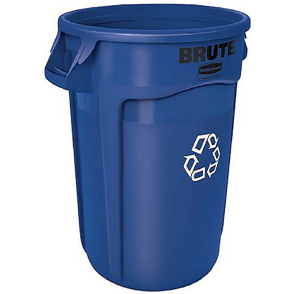 Brute Blue Recycling Waste Containers | All Waste Bins