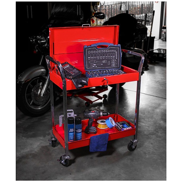 Sealey Heavy Duty Workshop Trolley With Lockable Top | Workshop Trolleys