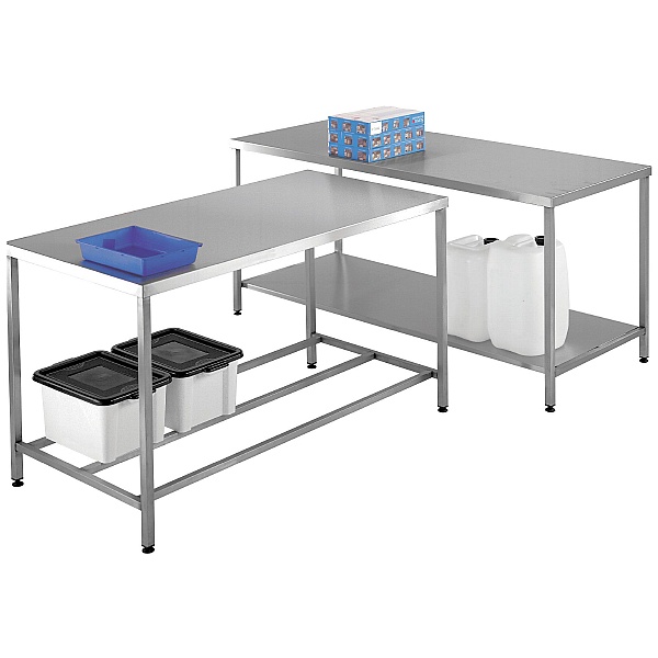 Select Stainless Steel Workbench With Lower Shelf | Stainless Steel ...