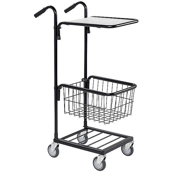 Konga Mini Mail and Picking Trolley with 1 Shelf and 1 Basket ...