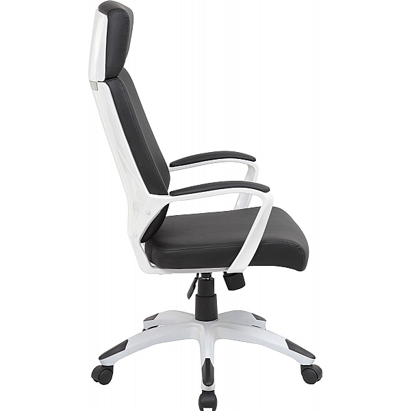 Jupiter High Back Bonded Leather Office Chairs | Operator / Task Chairs