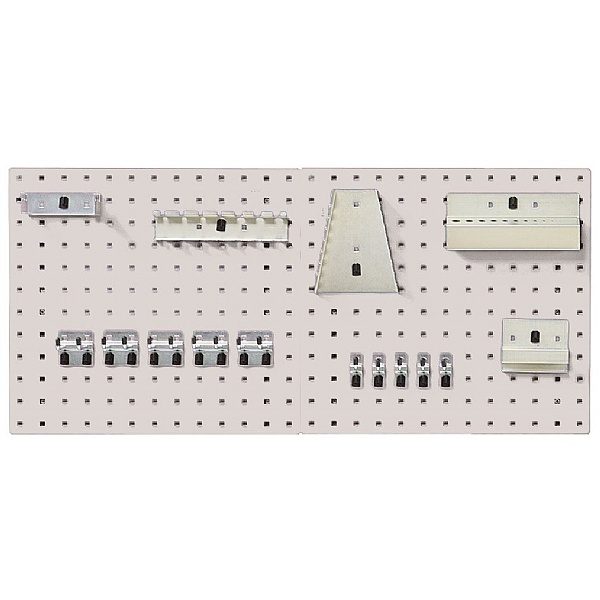Bott Perfo Panel With Hook Kit C | Perforated & Louvre Racks & Trolleys