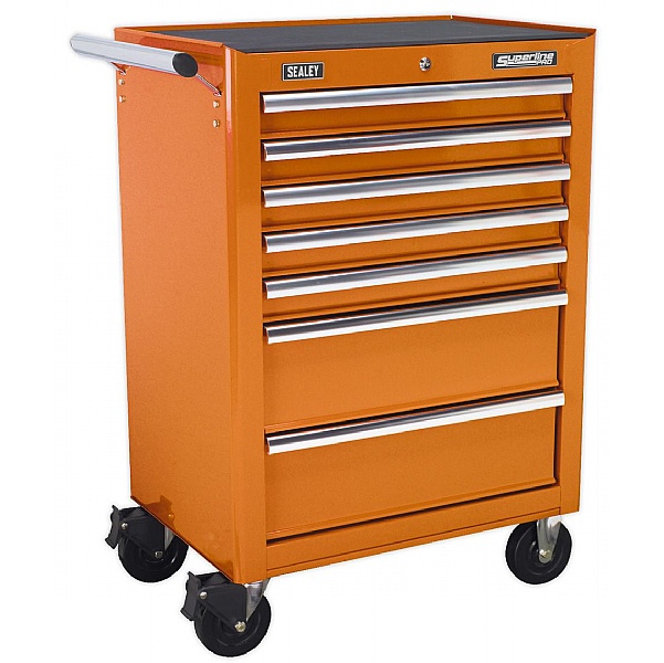 Sealey Superline Pro 7 Drawer Rollcab With Ball Bearing Slides | Tool ...