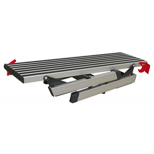 Sealey 2-Tread Aluminium Folding Platform | Work Platforms