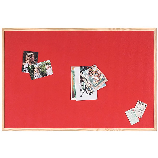 Bi-Office Reversible Red/Cork Notice Board | Noticeboards