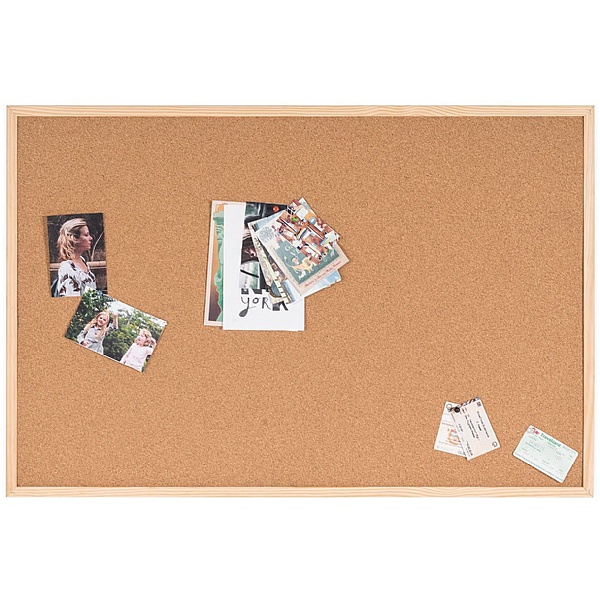 Bi-Office Reversible Red/Cork Notice Board | Noticeboards