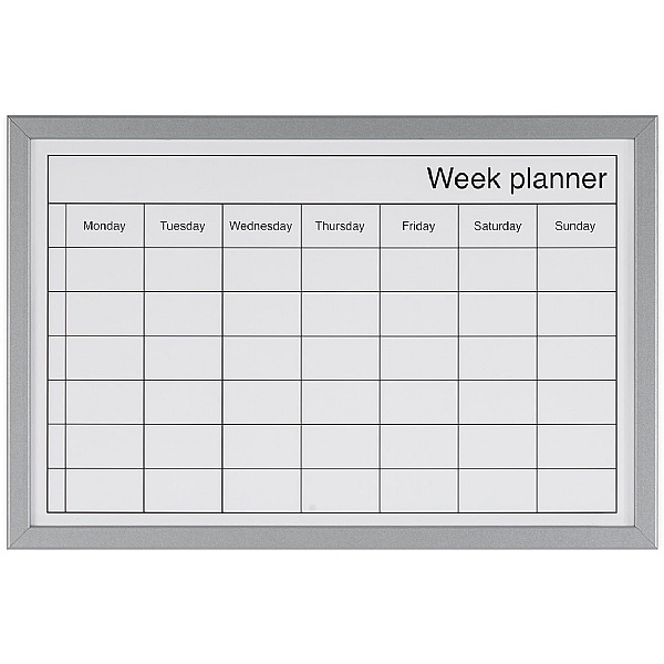Bi-Office Dry Wipe Weekly Planning Board with Pen | Specialist Planning ...
